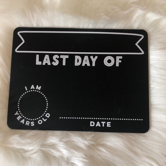 Party Supplies | First Last Day Chalkboard Milestone School Sign | Poshmark
